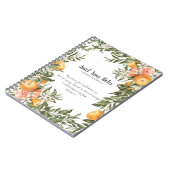 Elegant Citrus Botanical Monogram Quiet Time Notebook | Zazzle