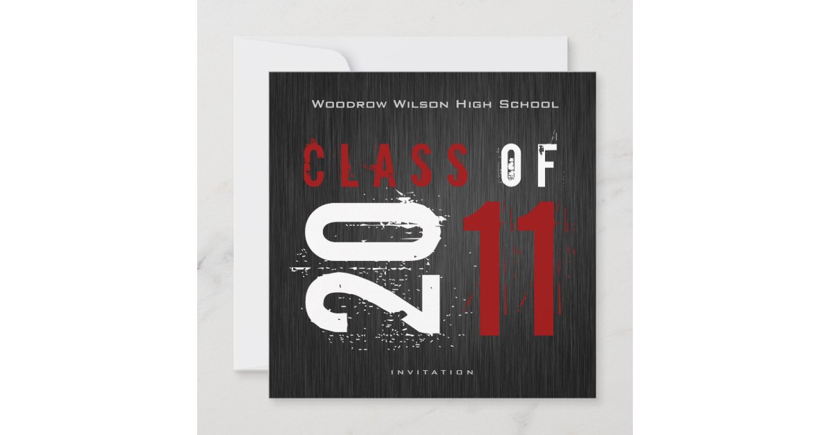 Elegant Class of 2011 Graduation Invitation | Zazzle