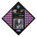 Elegant Class of 20XX, Photo & Cuban Flag Graduation Cap Topper | Zazzle