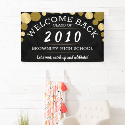 Elegant class reunion banner | Zazzle