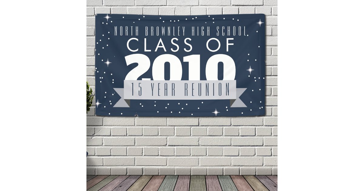 Elegant class reunion banner | Zazzle