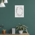 Elegant Classic French Rococo Floral Welcome Poster | Zazzle