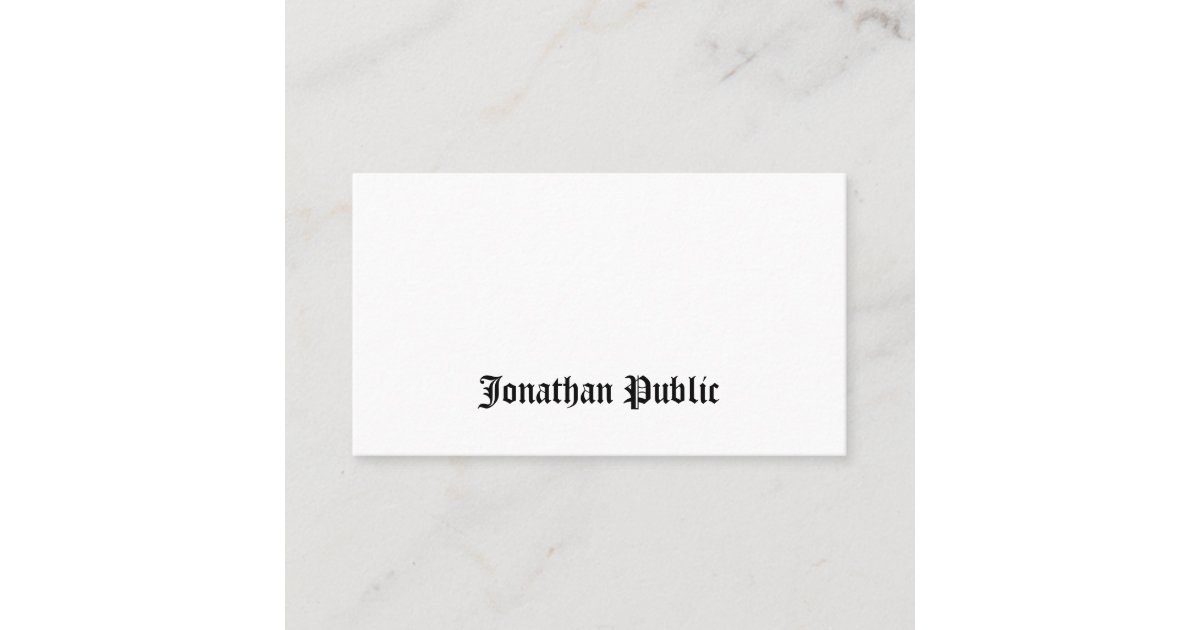 Elegant Classic Nostalgic Look Professional Design Business Card | Zazzle