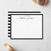 Elegant Classic Script Calligraphy A Note From | Zazzle