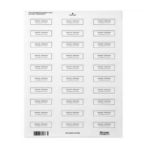Elegant Classical Plain Professional Label | Zazzle