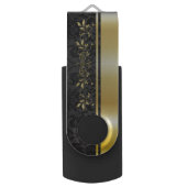 Elegant Classy Black and Gold Flash Drive | Zazzle