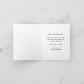 Elegant, Classy "Thank you for your dedication" Card | Zazzle