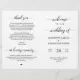 Elegant Classy Wedding Ceremony Foldable Program | Zazzle