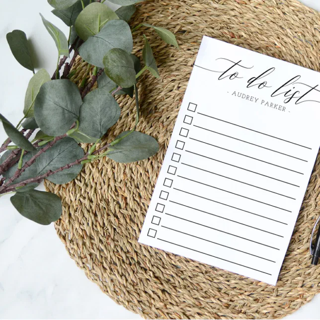 Elegant & Clean Checkbox To Do List Post-it Notes | Zazzle