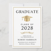 Elegant College Graduation Party Invitation | Zazzle