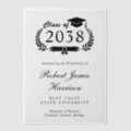 Elegant College Graduation Party Overlay Vellum Invitations | Zazzle