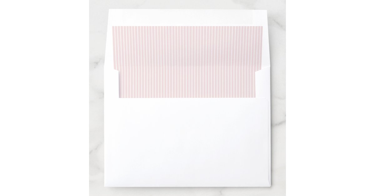 Elegant color editable classy stripes envelope liner | Zazzle