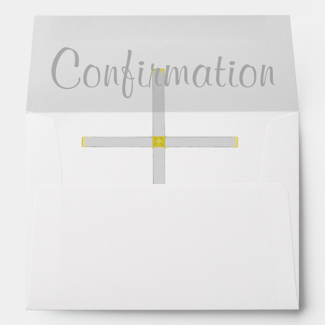 Elegant Confirmation Cross Envelopes | Zazzle