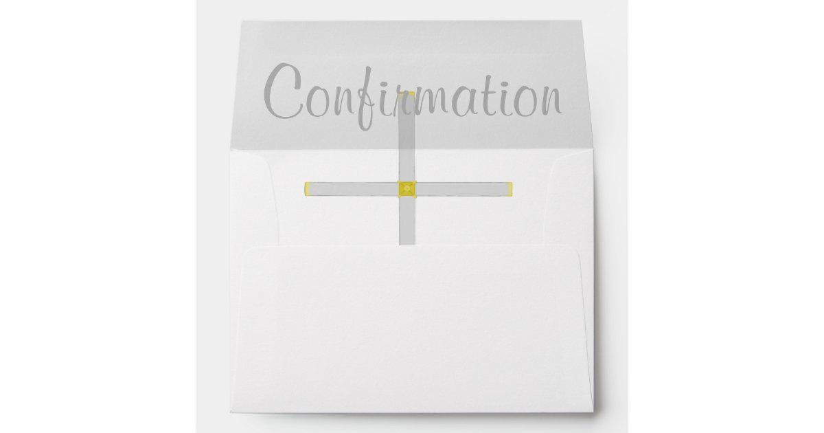 Elegant Confirmation Cross Envelopes | Zazzle