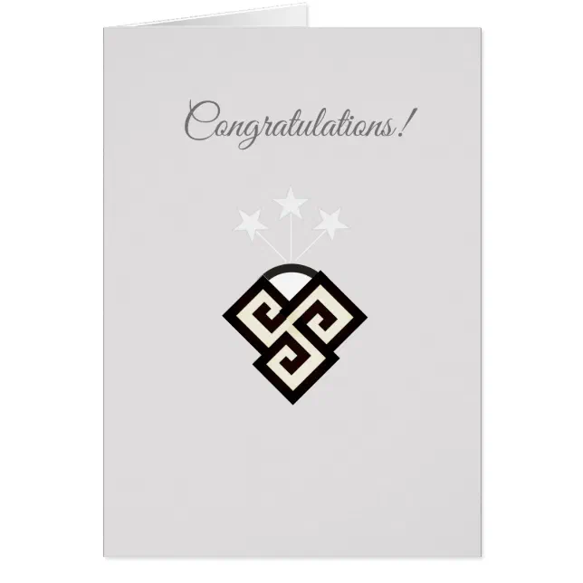 Elegant Congratulations Card | Zazzle