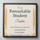Elegant Congratulations Card for a Remarkable Stud Peel And Stick Photo ...