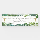 Elegant Congratulations Graduation Medical Nurse Banner | Zazzle