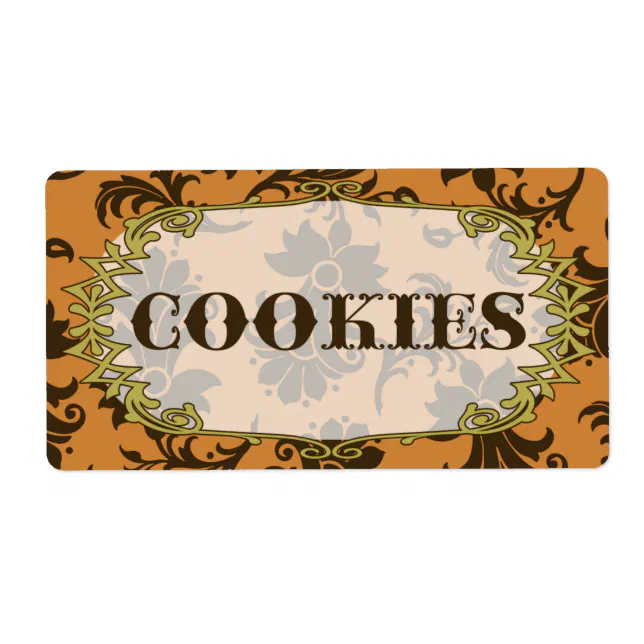 Elegant Cookies Food Label | Zazzle