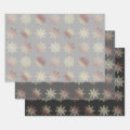 Elegant copper rose gold Christmas pattern Wrapping Paper Sheets | Zazzle