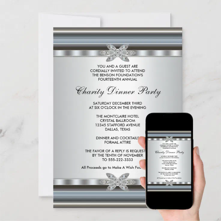 Elegant Corporate Event Invitation | Zazzle