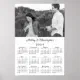Elegant Couple Photo and Names 2024 Calendar Poster | Zazzle