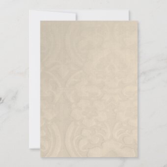 Elegant Cream Custom Wedding Invitation | Zazzle