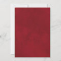 Elegant Crimson Red & Gray Modern Catholic Wedding Invitation | Zazzle