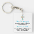 Elegant Cross | Pocket Prayer Keychain | Zazzle