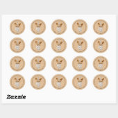 Elegant Custom Bakery Thank You Sticker | Zazzle