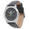 Elegant Custom Monogram Gay LGBT Watch | Zazzle