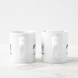 Elegant custom Mrs and Mrs Coffee Mug Set | Zazzle