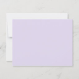 Elegant custom name note card light purple border | Zazzle