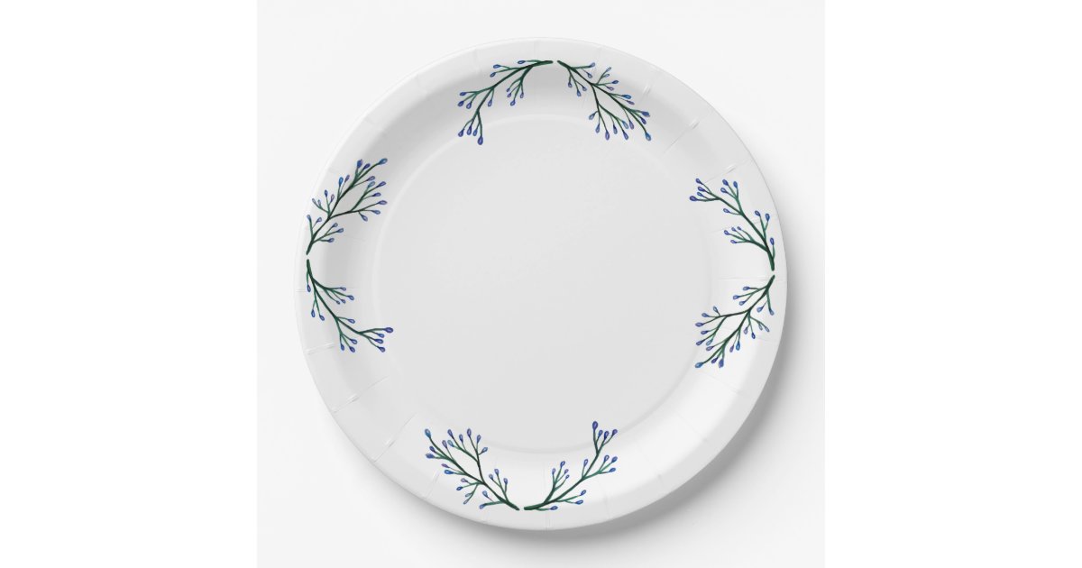 Elegant Custom Paper Plates | Zazzle
