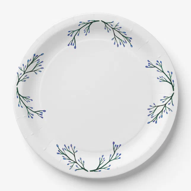 Elegant Custom Paper Plates | Zazzle
