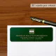 Elegant Customizable Logo Return Address Envelope Label | Zazzle