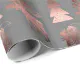 Elegant cute copper rose gold Christmas pattern Wrapping Paper | Zazzle