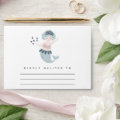 ELEGANT CUTE LITTLE PINK BLUE MERMAID ADDRESS ENVELOPE | Zazzle