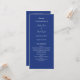 Elegant Dark Blue Wedding Program | Zazzle