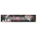 Elegant Dark Floral Desk Name Plate | Zazzle