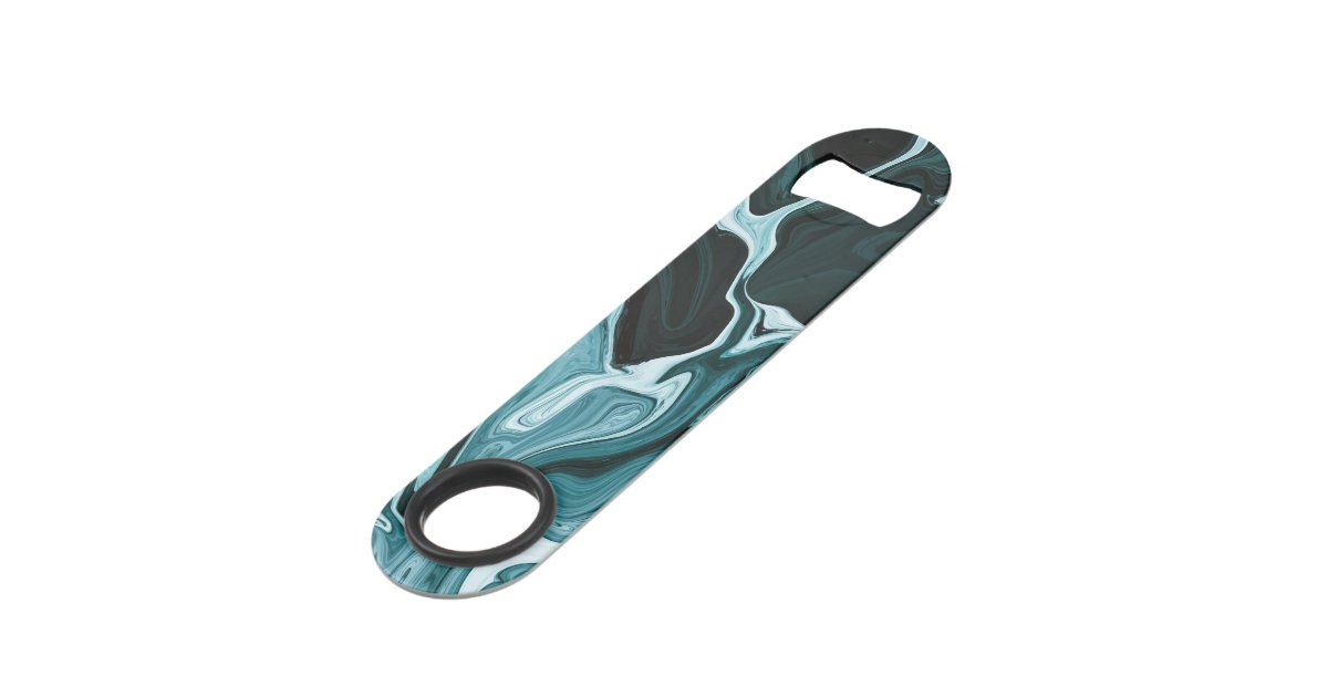 Elegant Dark Marble Texture Bar Key | Zazzle