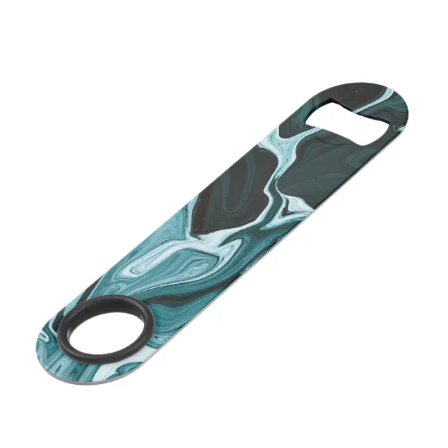 Elegant Dark Marble Texture Bar Key | Zazzle