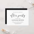 Elegant design wedding after party invitation | Zazzle