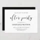 Elegant design wedding after party invitation | Zazzle