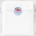 Elegant Desserts Bakery Box Seals | Zazzle