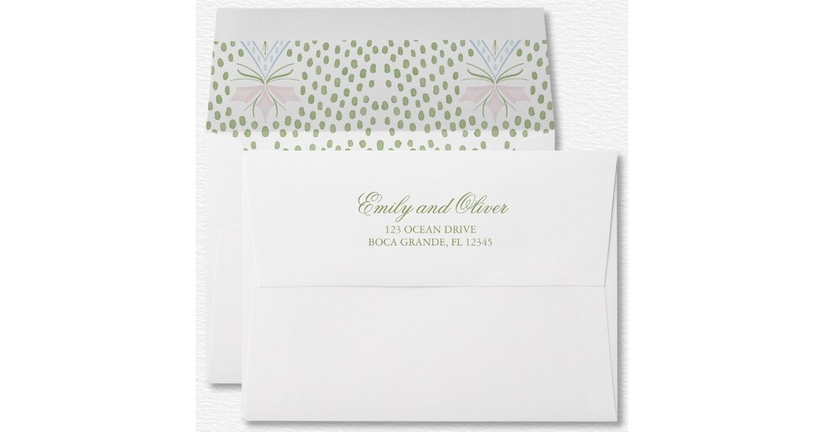 Elegant Diamond Wedding Envelope | Zazzle