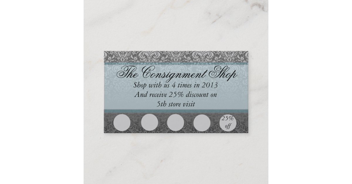 Elegant Discount/ promotion card | Zazzle