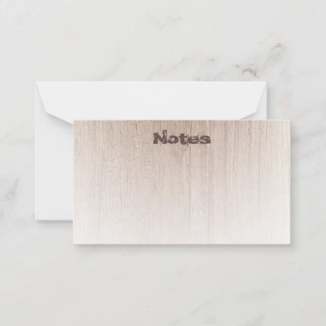 Elegant Distressed Text Wood Look Modern Template | Zazzle