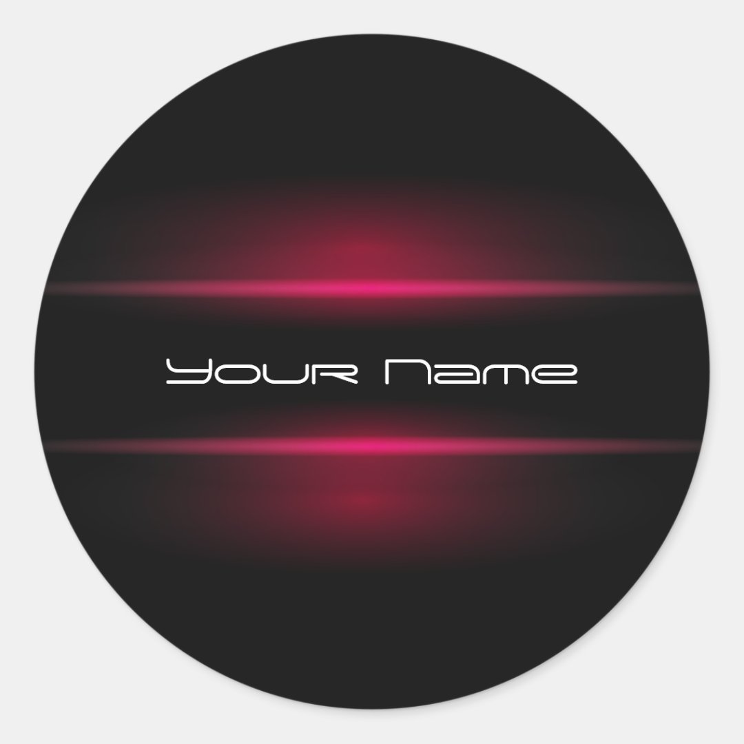 Elegant DJ Sticker | Zazzle