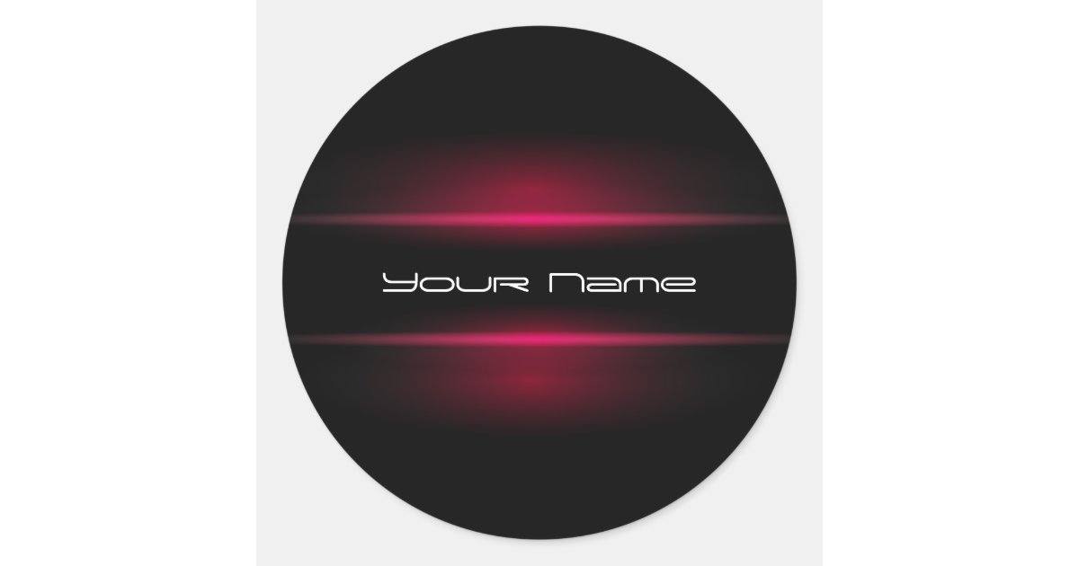 Elegant DJ Sticker | Zazzle