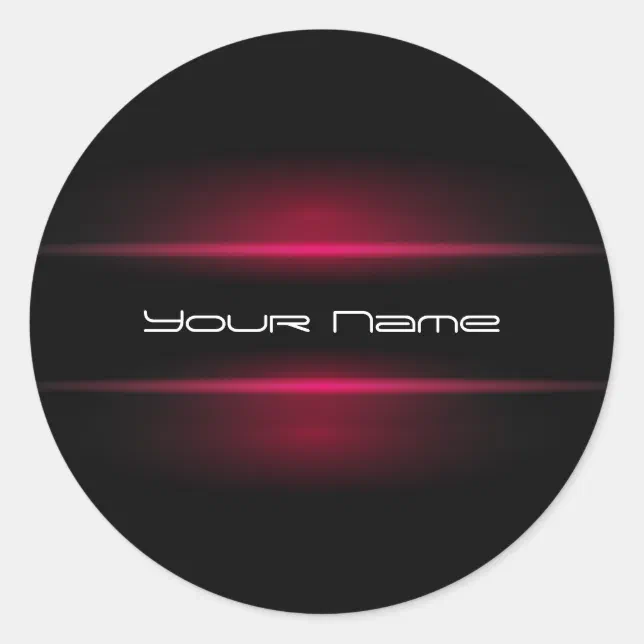 Elegant DJ Sticker | Zazzle